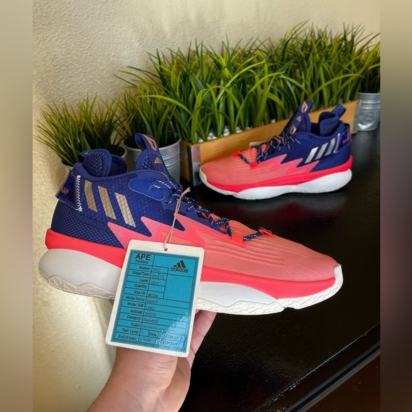 adidas | Shoes | Adidas Sample Dame 8 Blue Pink | Poshmark